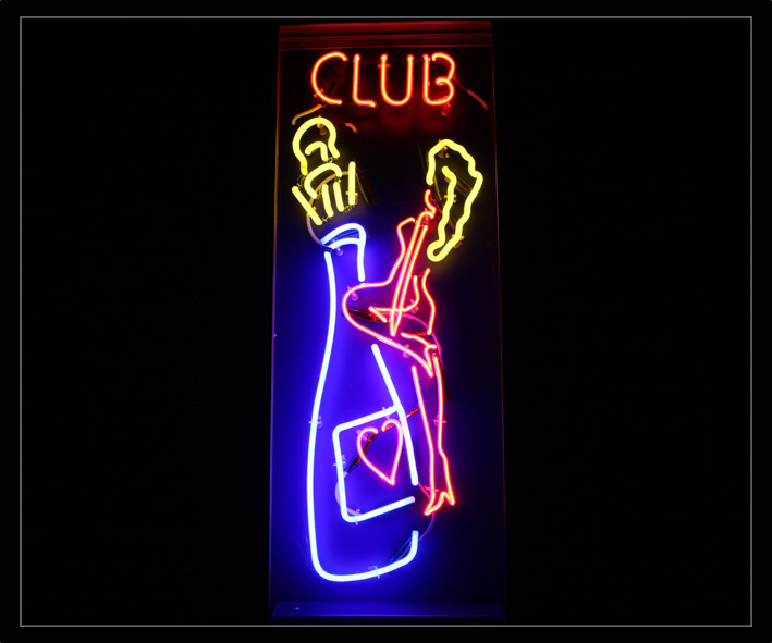 Neon Hire Sign